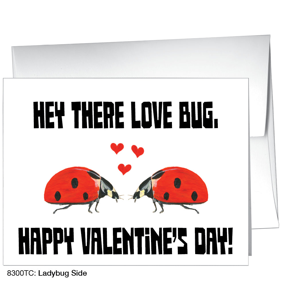 Ladybug Side, Greeting Card (8300TC) – Printed Canvas