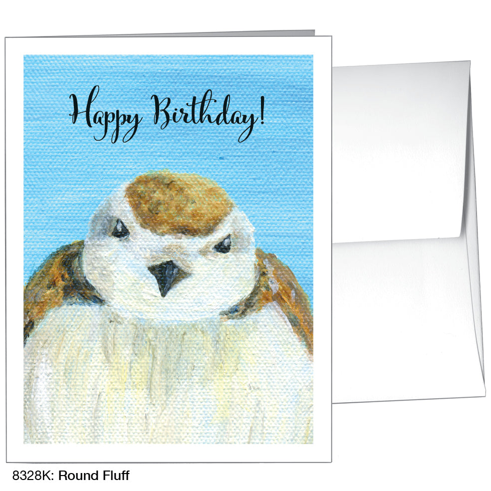 Round Fluff, Greeting Card (8328K) – Printed Canvas